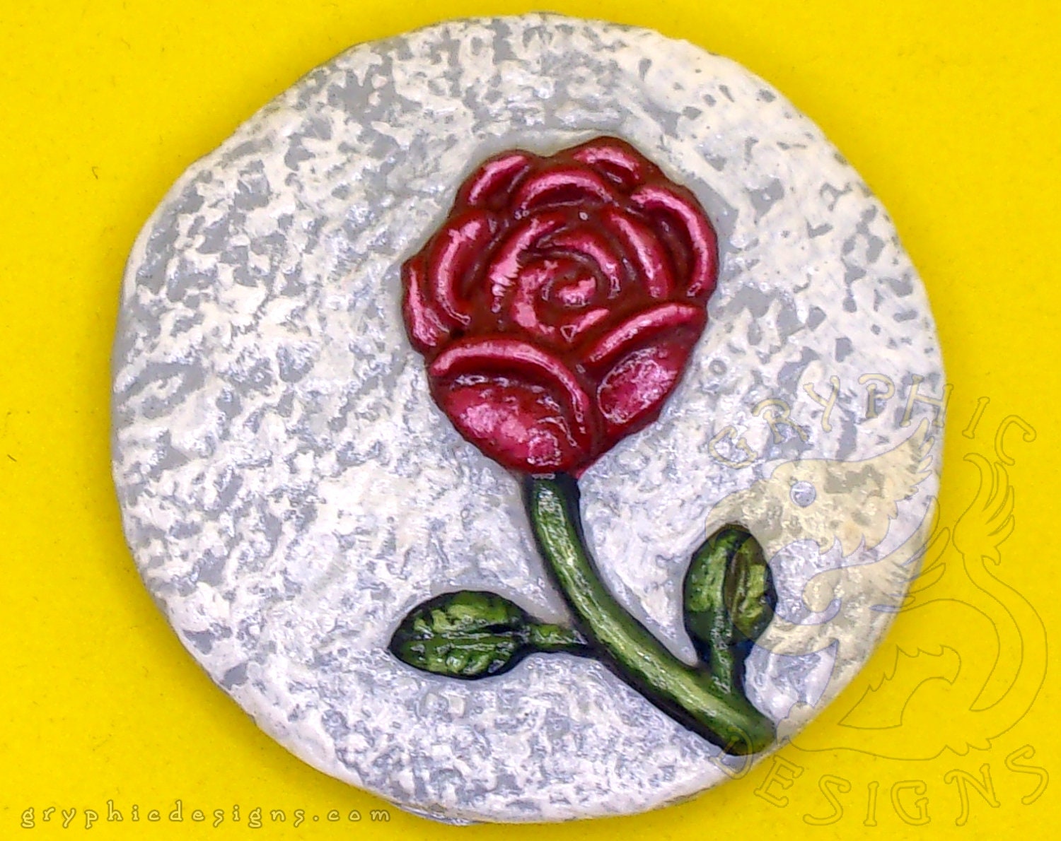 Kitchen & Dining Kitchen Décor flower magnet red rose magnet Rose ...