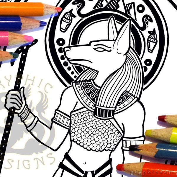 Anubis - Etsy