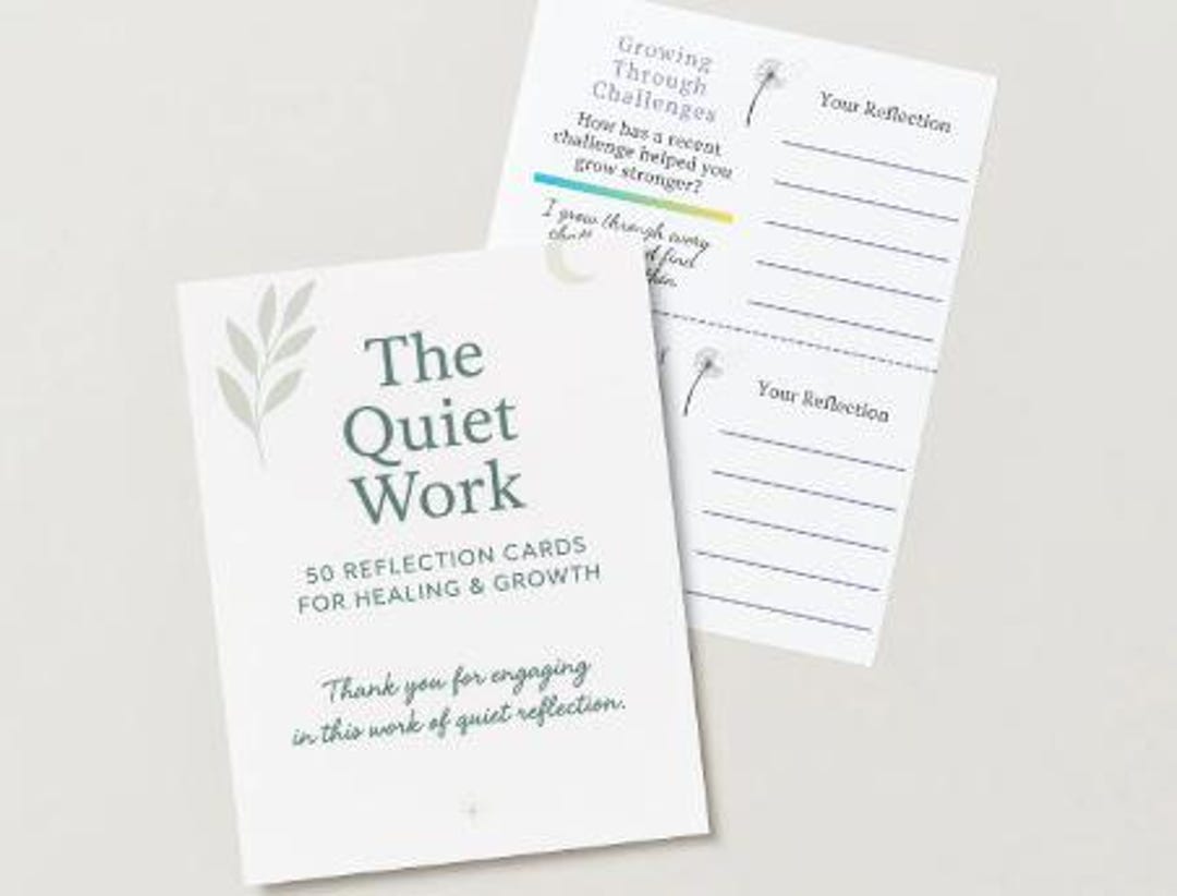 The Quiet Work – 50 Printable Reflection Prompts for Healing & Inner ...