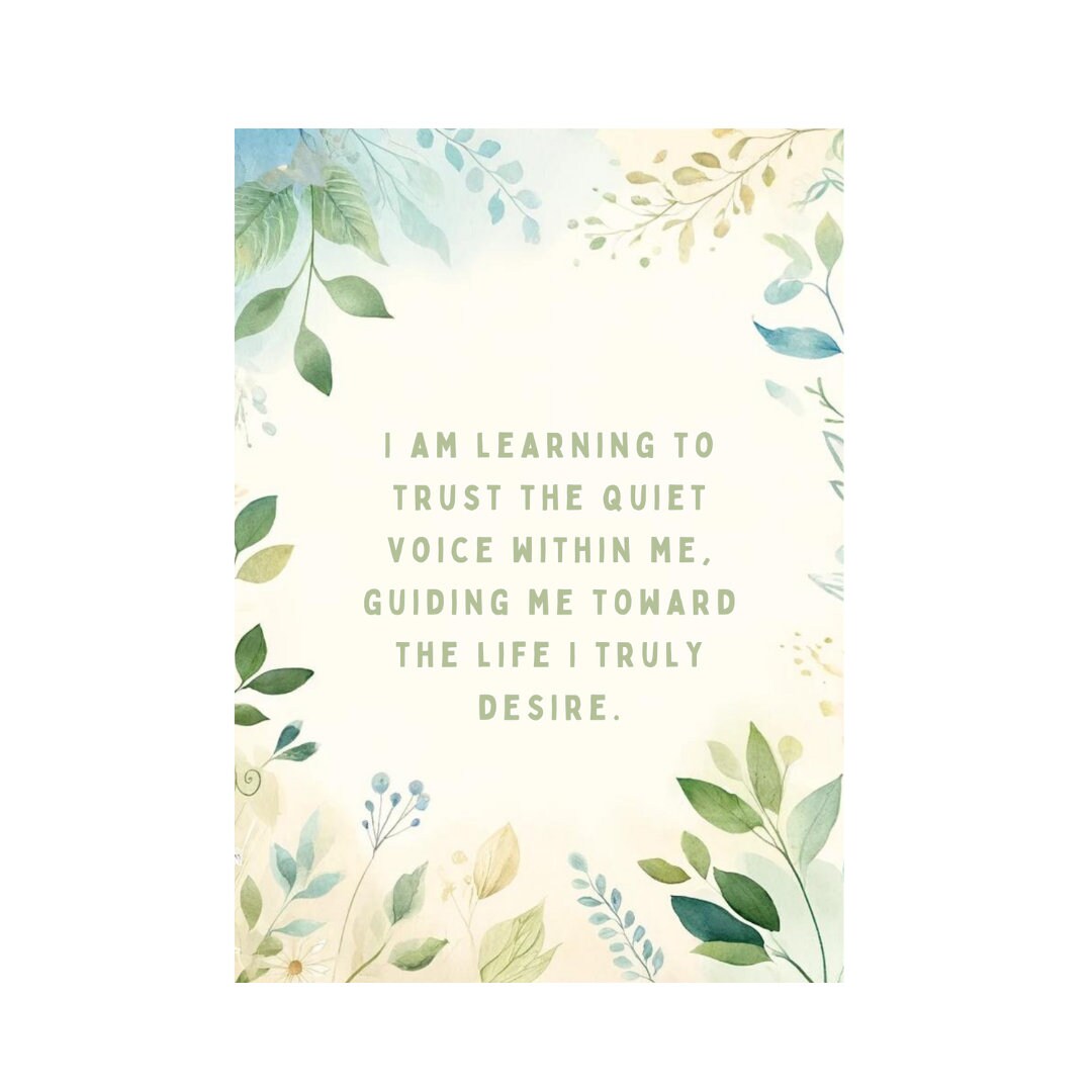 Printable Nature-inspired Affirmation Cards 10 Daily Empowering 'I Am ...