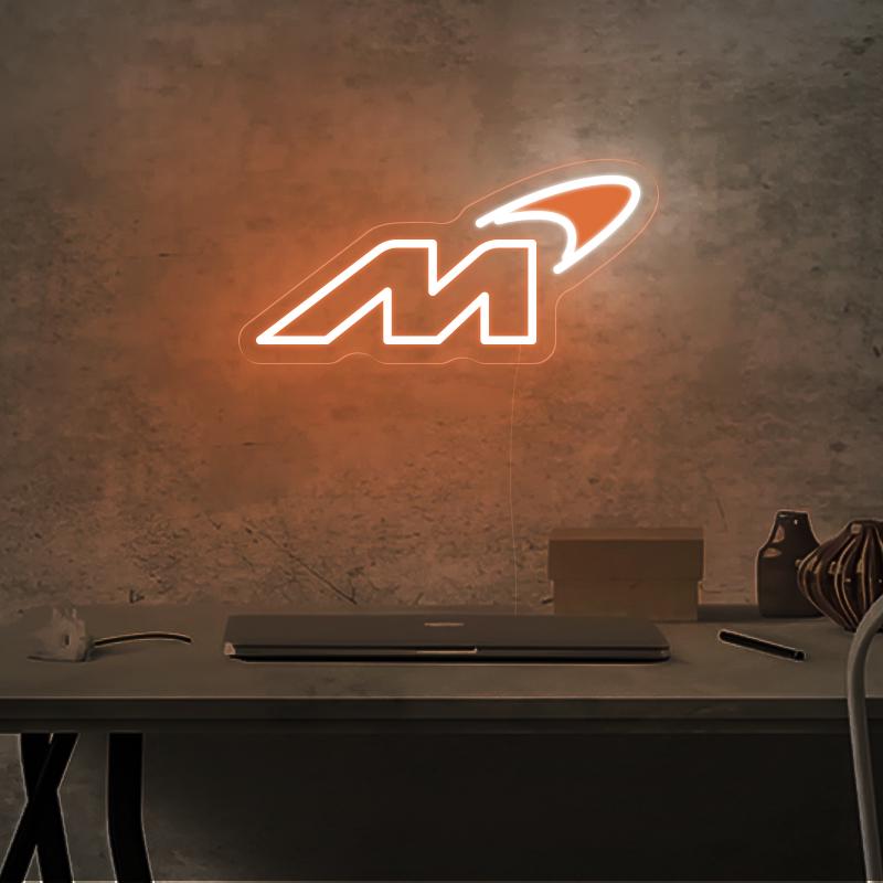 Race Car Neon Sign, Mclaren Formula 1 Neon Sign, Mclaren Lando Norris ...