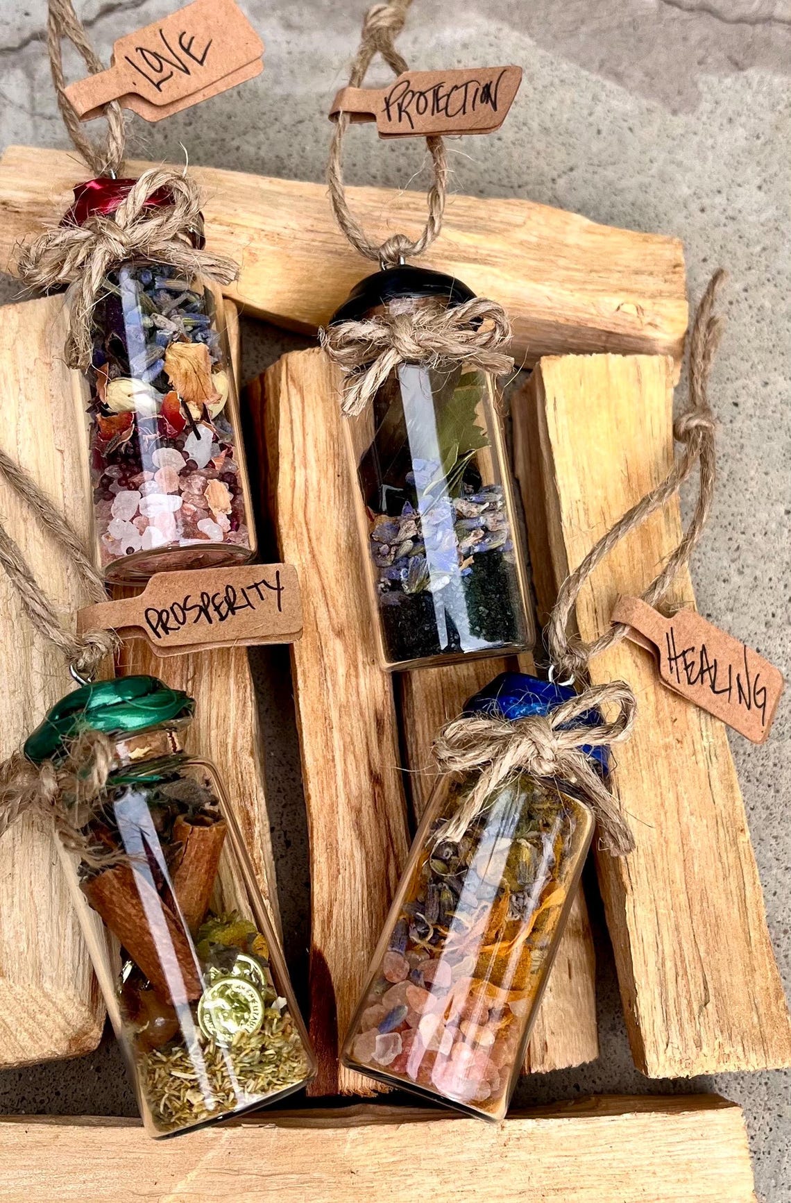 Mini Spell, Intention Jars - Etsy