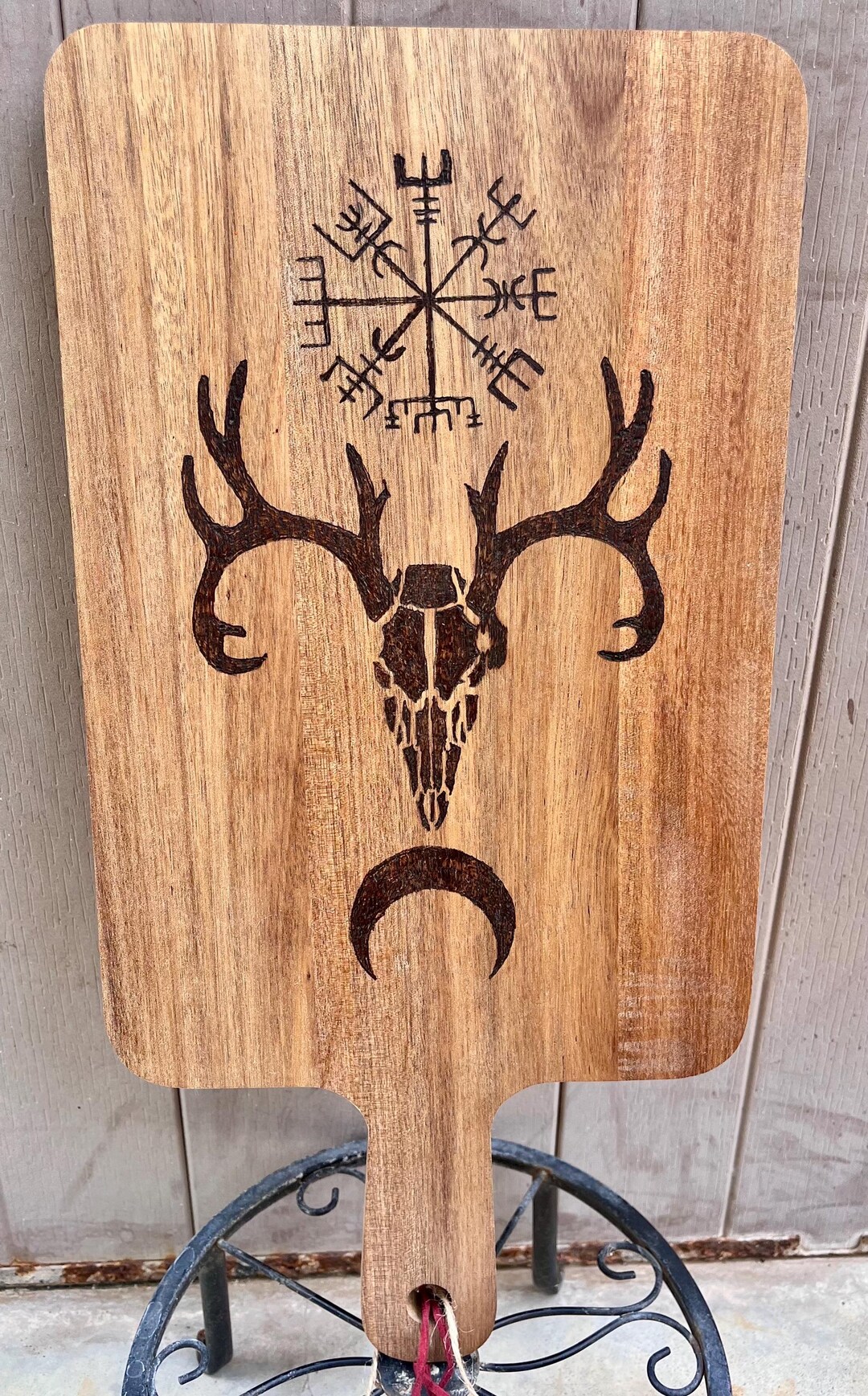 Celtic Nordic Pagan Hand Burned Serving Board - Etsy