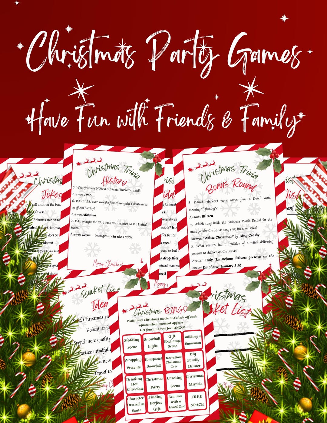 Fun & Easy Christmas Party Games Christmas Party Games for Friends ...