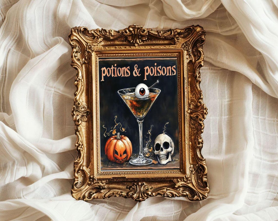 Potions & Poisons Matte Vertical Posters - Etsy
