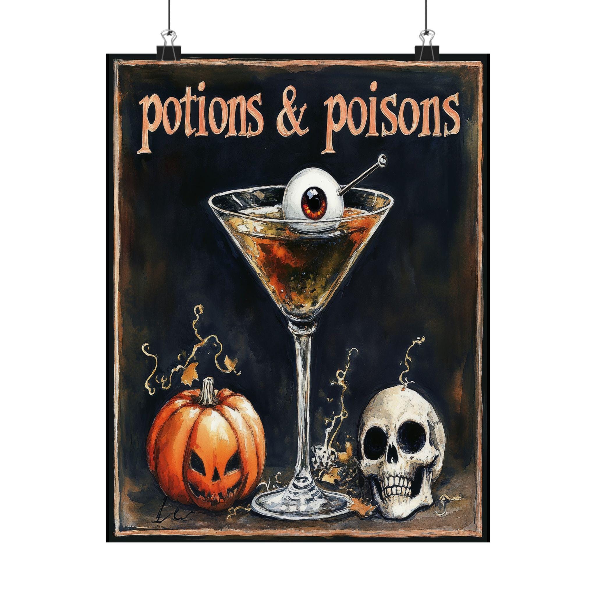 Potions & Poisons Matte Vertical Posters - Etsy