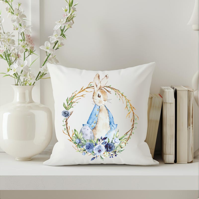 Rabbit Pillow - Etsy