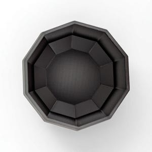 3D Printed Geometric Planter: Modern Faceted Plant Pot - Eco-friendly ...