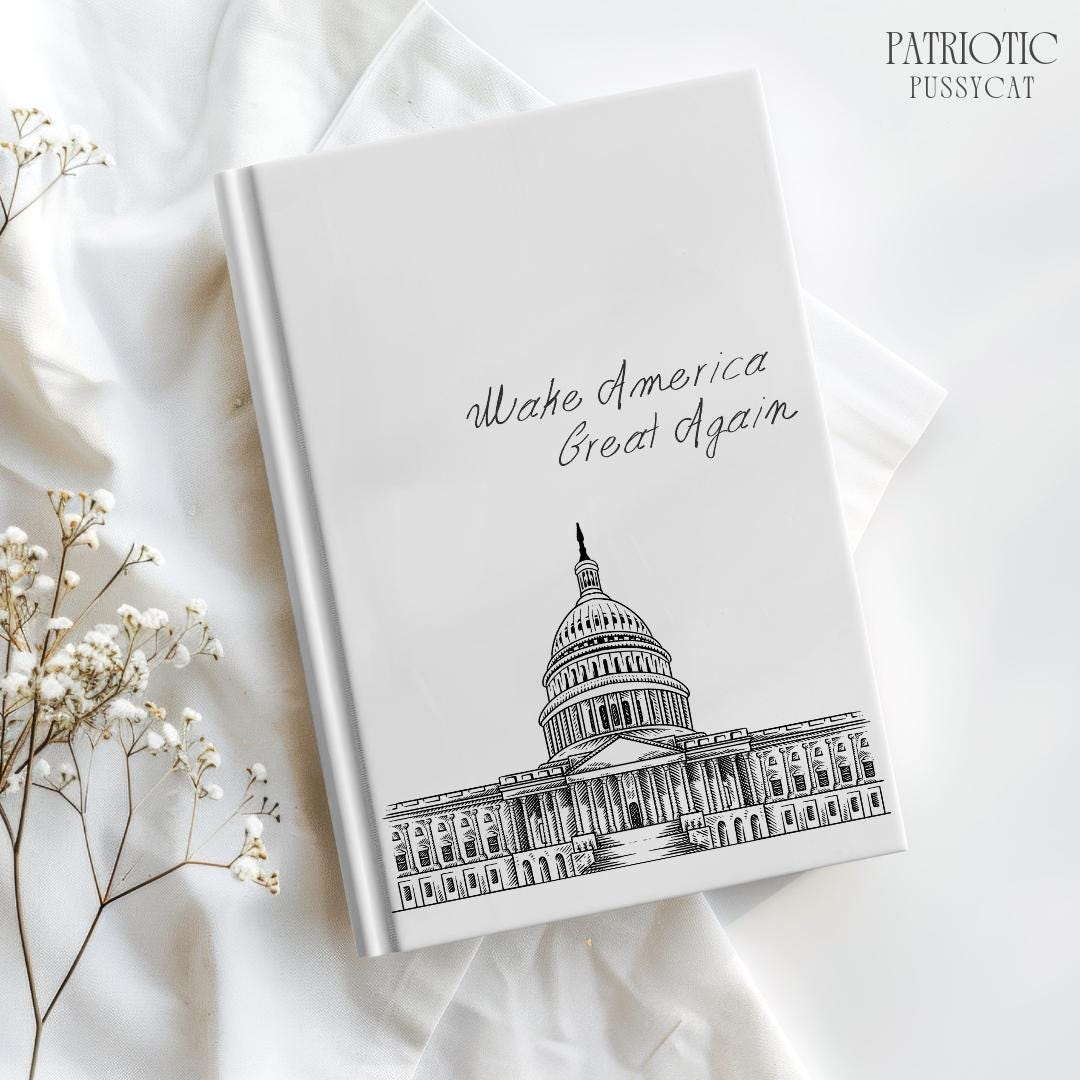 2025 Donald Trump Notebook, MAGA Gift, Perfect for Trump Supporters ...