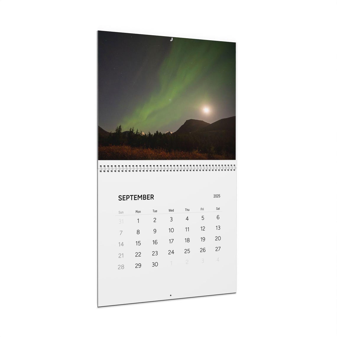 2025 Wall Calendars With Aurora and Moonlight Design - Celestial ...
