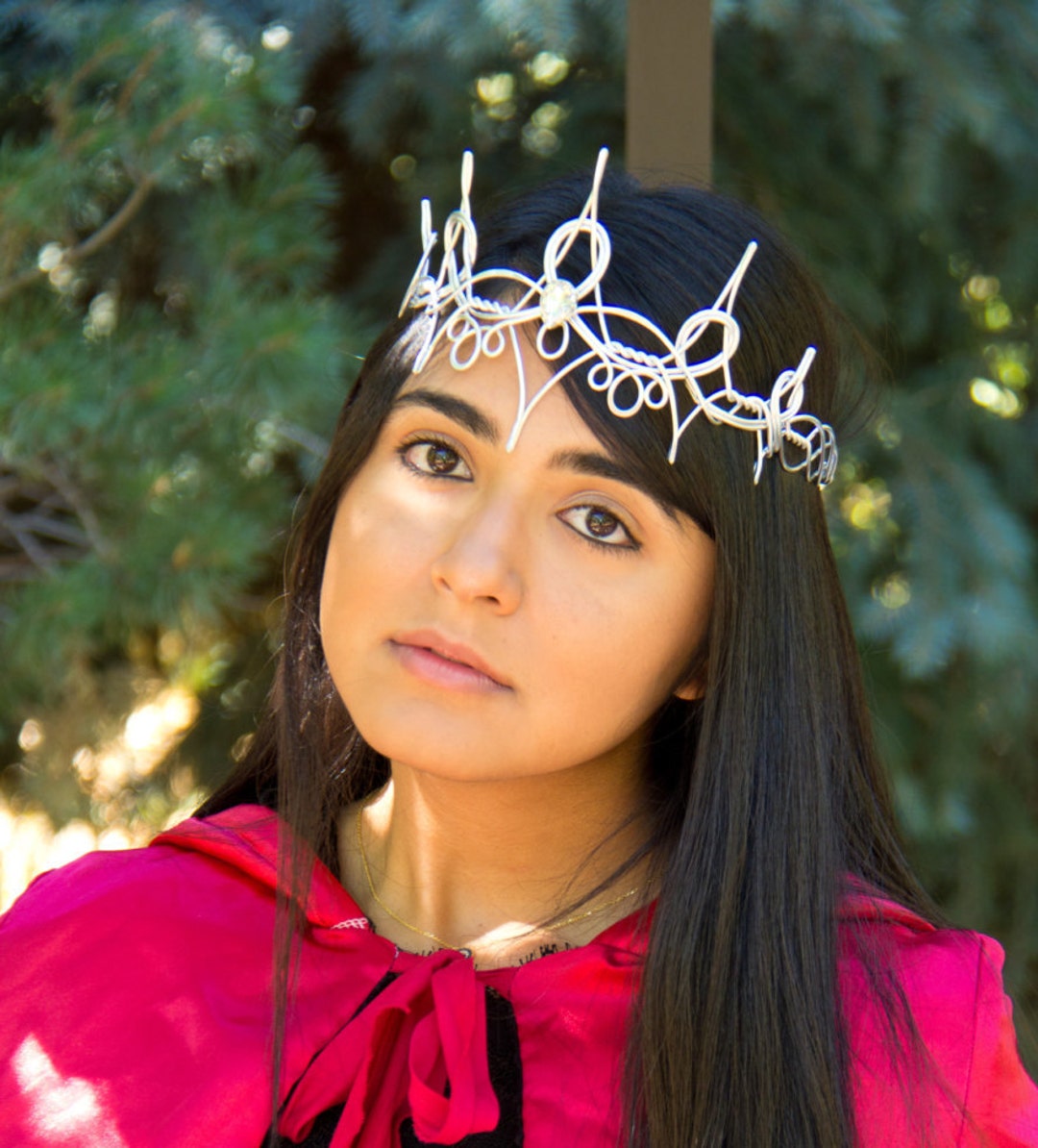 Silver REGINA Regal Queen Crown - Hand Wire Wrapped - Choose Your Own ...