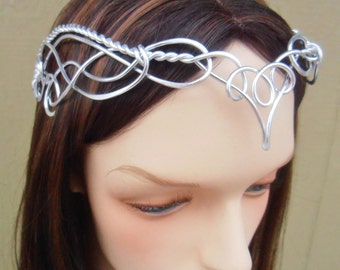 Elven Circlet ELANDRIA Celtic Hand Wire Wrapped Choose Your | Etsy