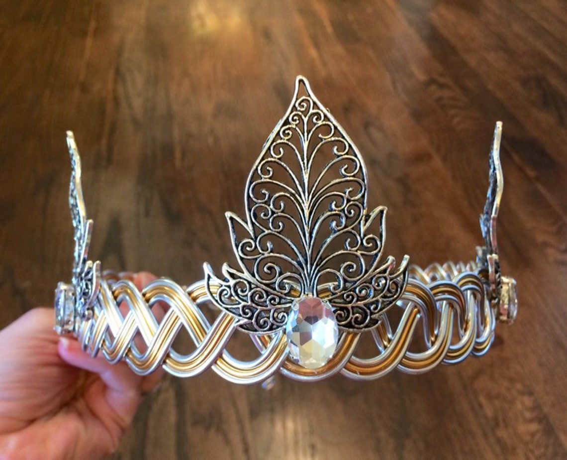 ARAN Unisex Crown Celtic Elven Medieval Rennaisance Hand | Etsy