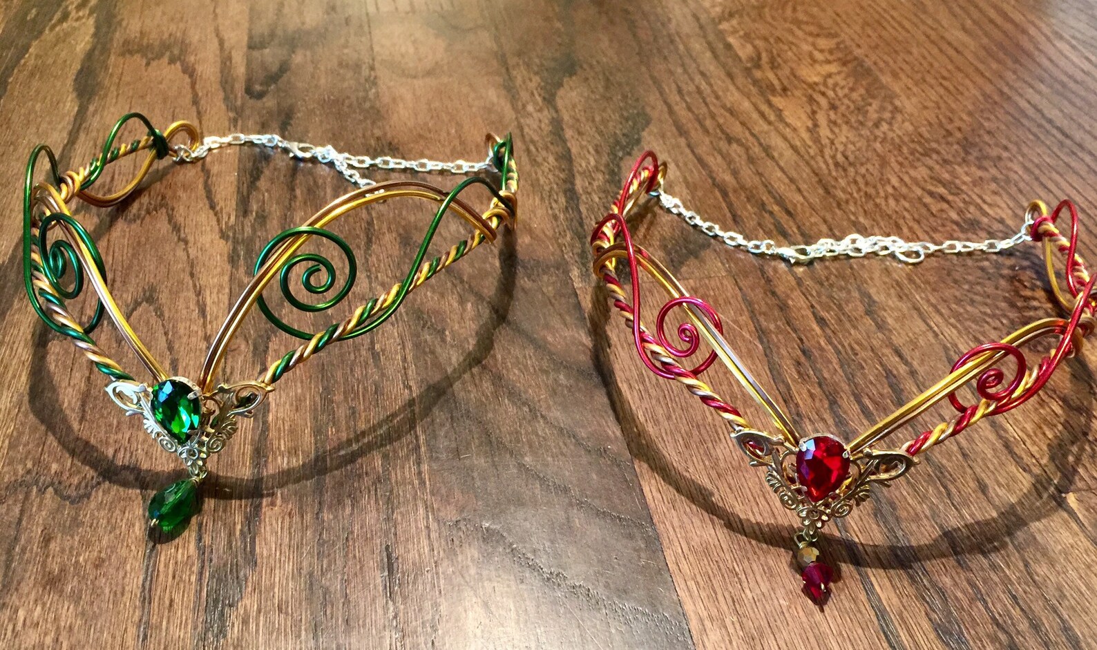 Elven Circlet NESSA Hand Wire Wrapped Crown Childlike - Etsy