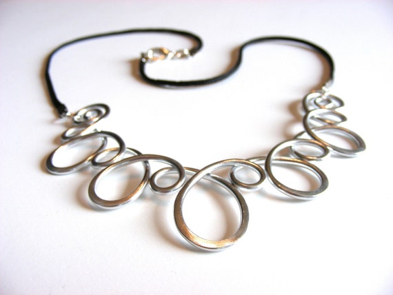 Loop De Loop Necklace Choose Your Own Color - Etsy