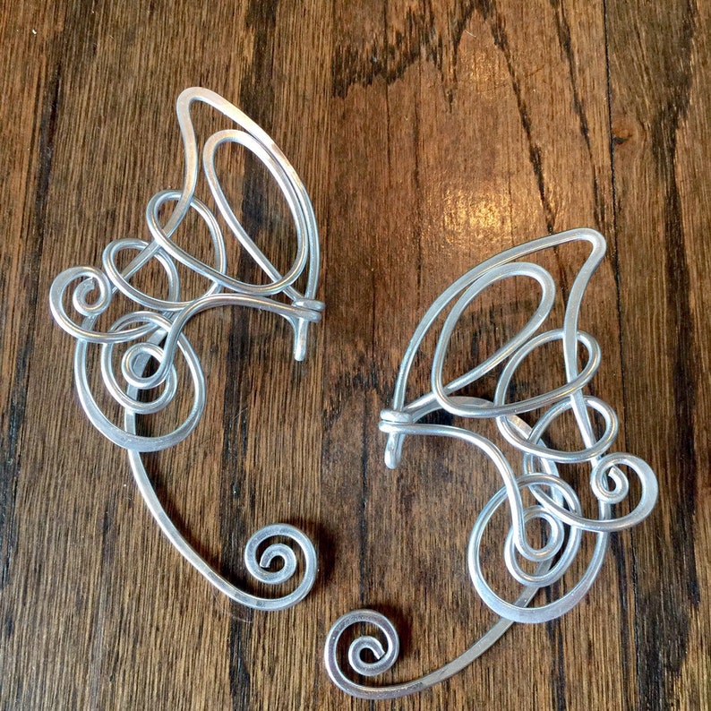 Wire Elf Ears Ear Cuffs - Pair Ear Wraps - Pixie Fairy - Choose Your ...