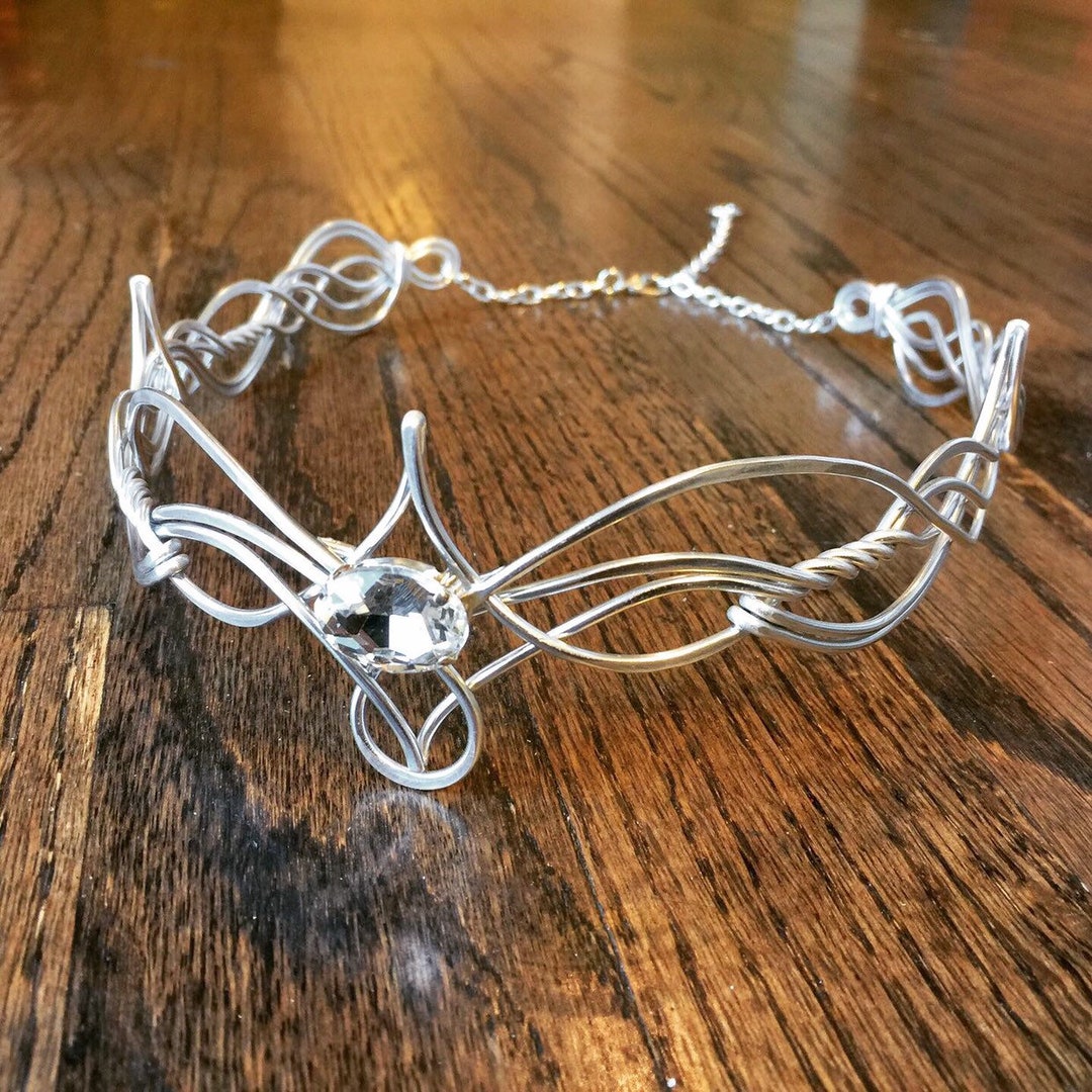 Elven Circlet SHAYLAN Celtic Hand Wire Wrapped - Crown Tiara Bridal ...