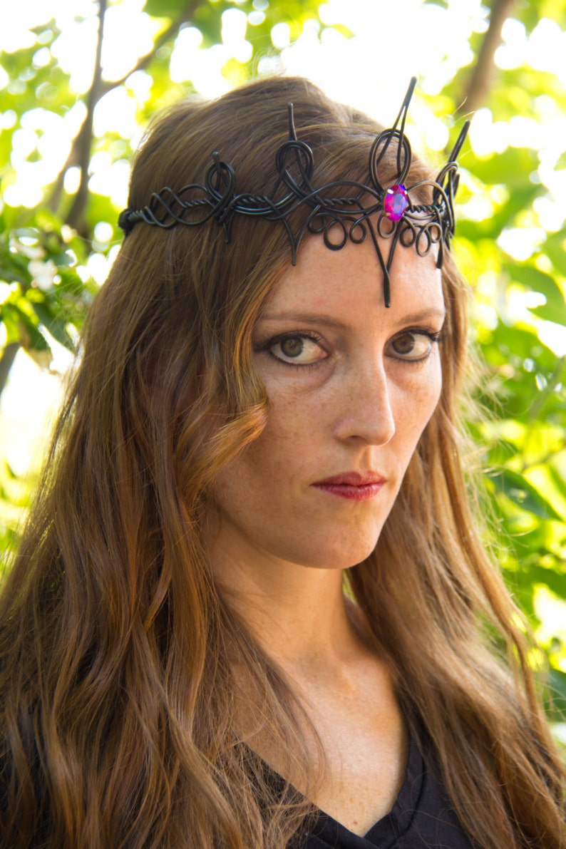 Black REGINA Evil Queen Crown - Hand Wire Wrapped - Choose Your Own ...