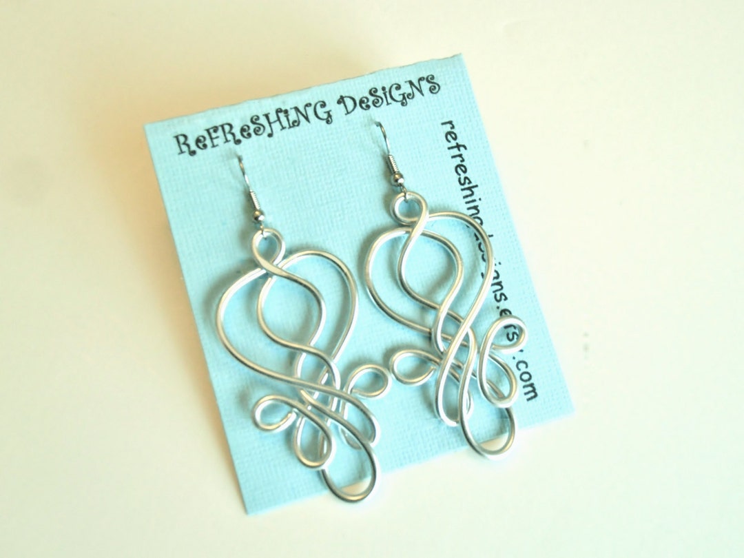 Lothlorien - Wire Work Earrings - Customize Your Color - Etsy