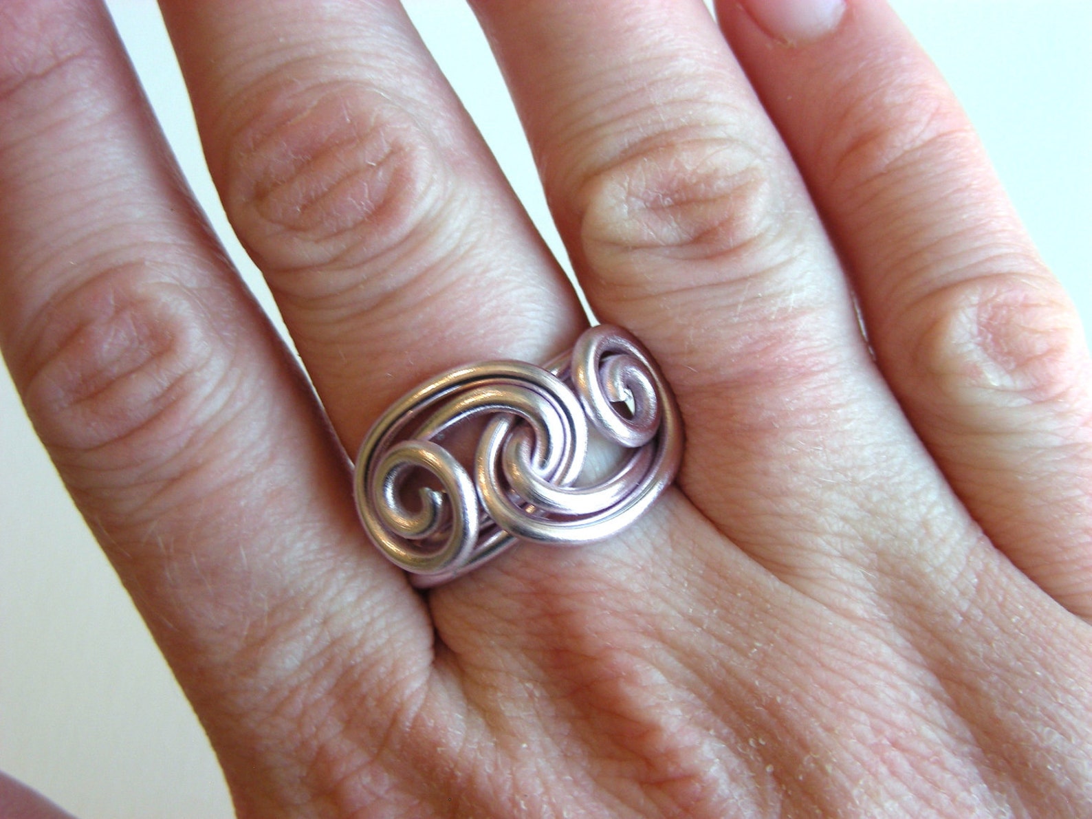 Wire Ocean Waves Ring Custom Made - Etsy
