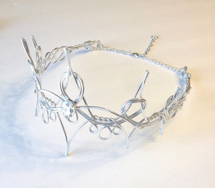 Silver REGINA Regal Queen Crown - Hand Wire Wrapped - Choose Your Own ...
