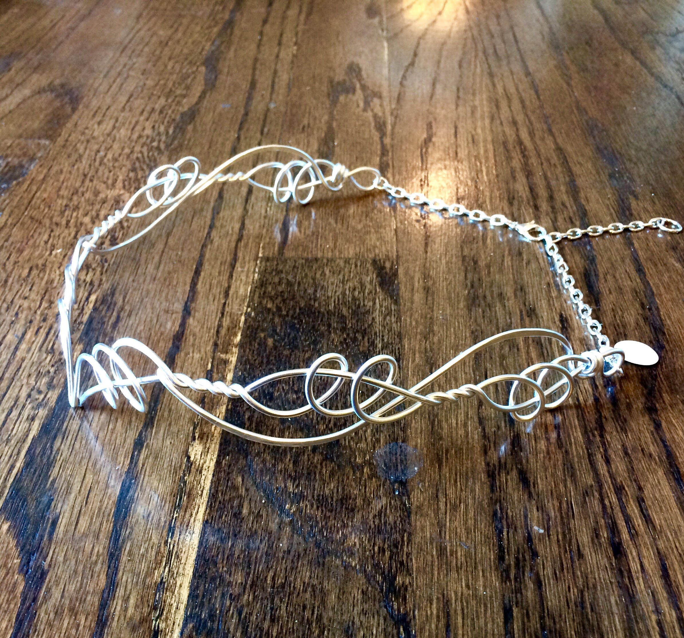Elven Circlet ARINYA Celtic Hand Wire Wrapped - Choose Your Own COLOR ...