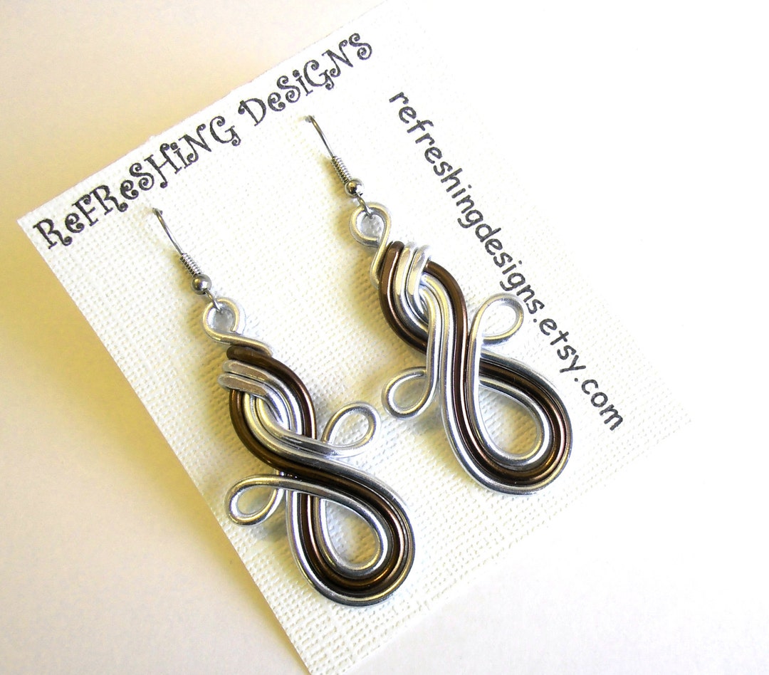 Celtic Queen Wire Work Earrings - Customize Your Own Colors - Etsy