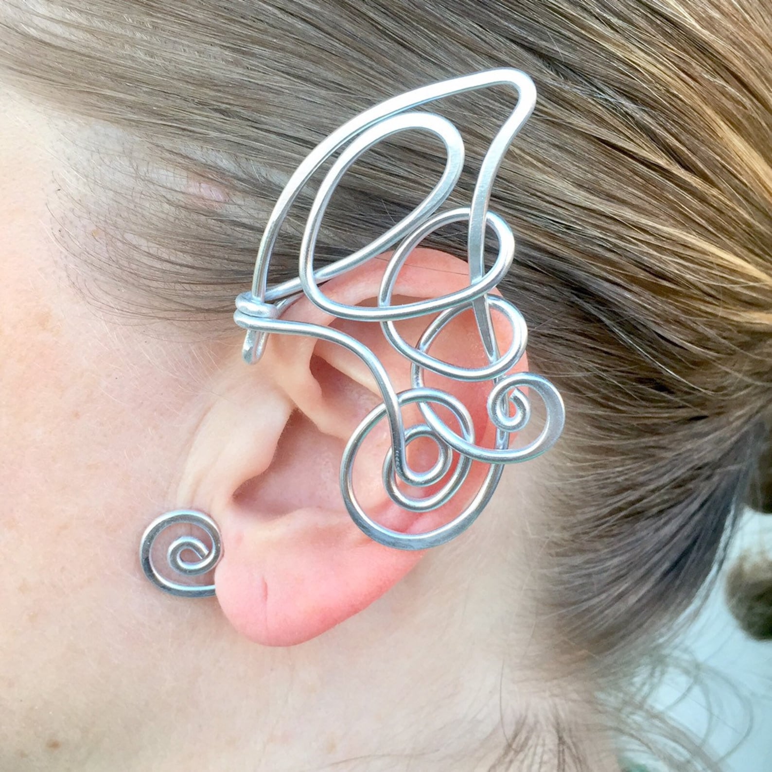 Wire Elf Ears Ear Cuffs - Pair Ear Wraps - Pixie Fairy - Choose Your ...