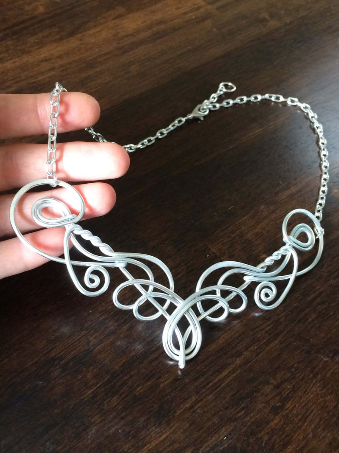 WOODLAND ELF Necklace Hand Wire Wrapped Choose Your Own - Etsy