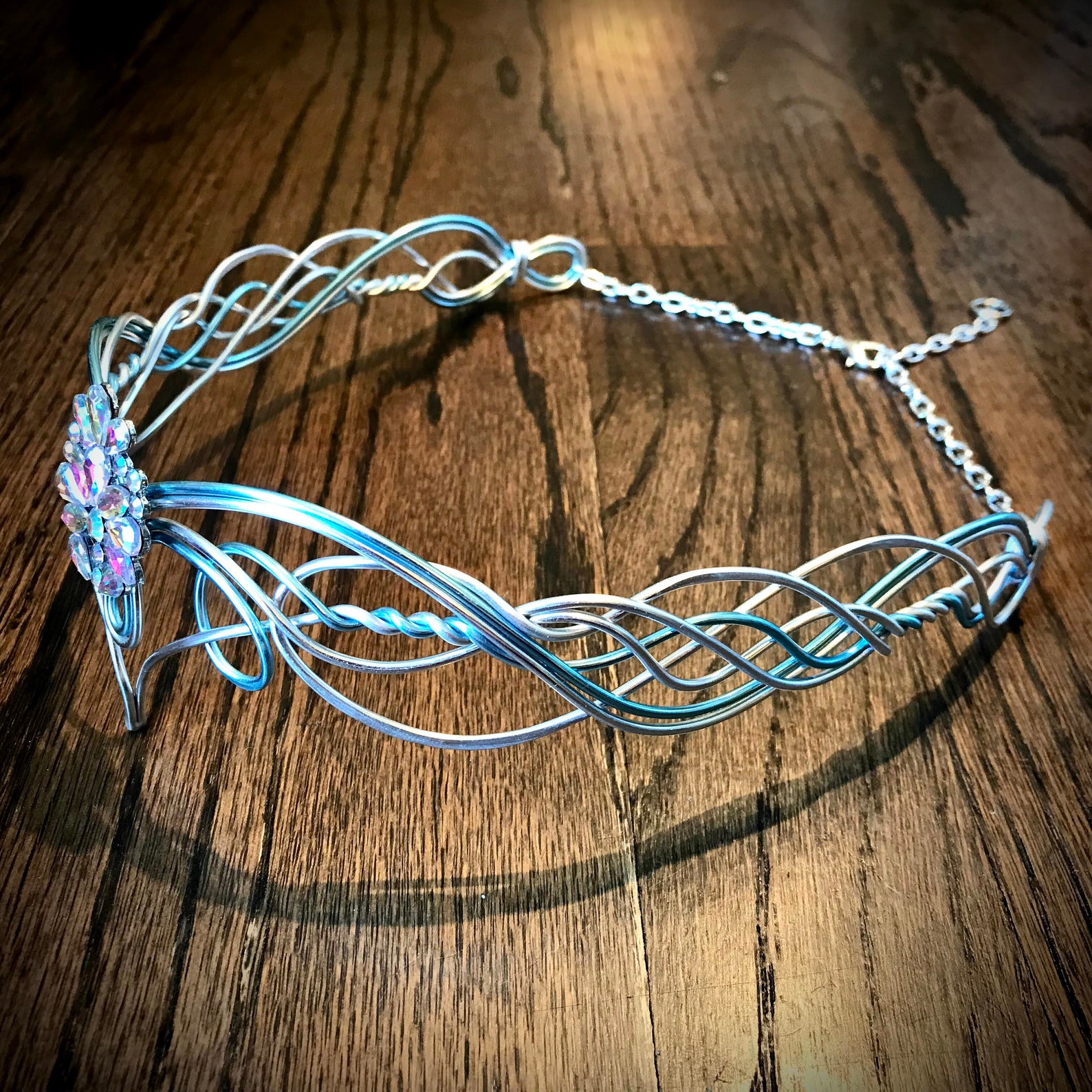 Ice Queen Elven Circlet Fairy Faerie Bridal Crown Wedding | Etsy