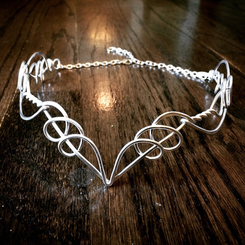 Elven Circlet ARINYA Celtic Hand Wire Wrapped Choose Your | Etsy