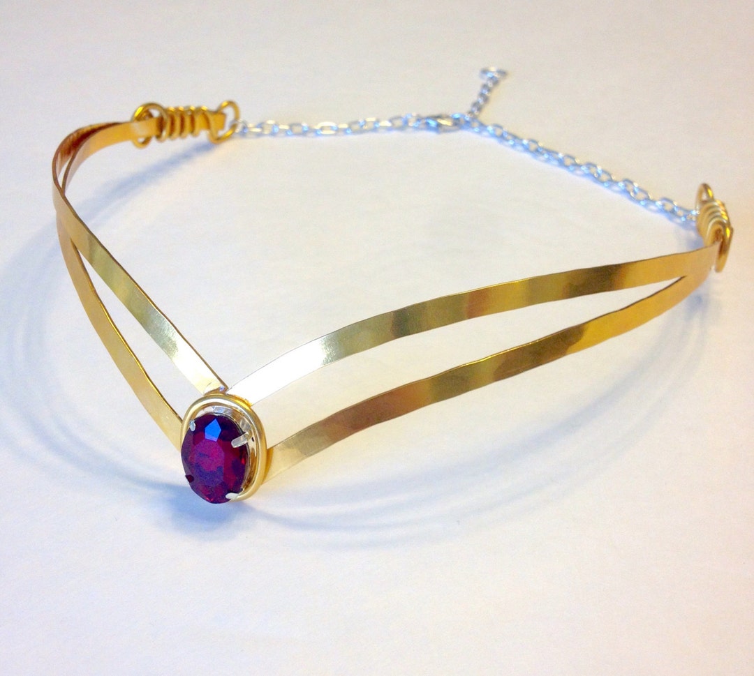 SAILOR MOON Tiara Jewel Headband - Choose Your Own COLOR - Cosplay ...