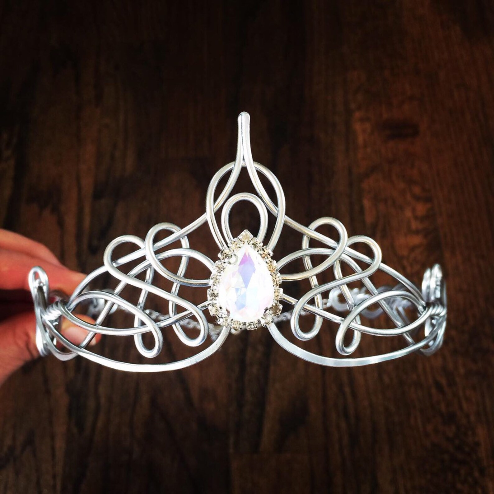 Elven Circlet Zig Zag Celtic Hand Wire Wrapped Crown Tiara - Etsy