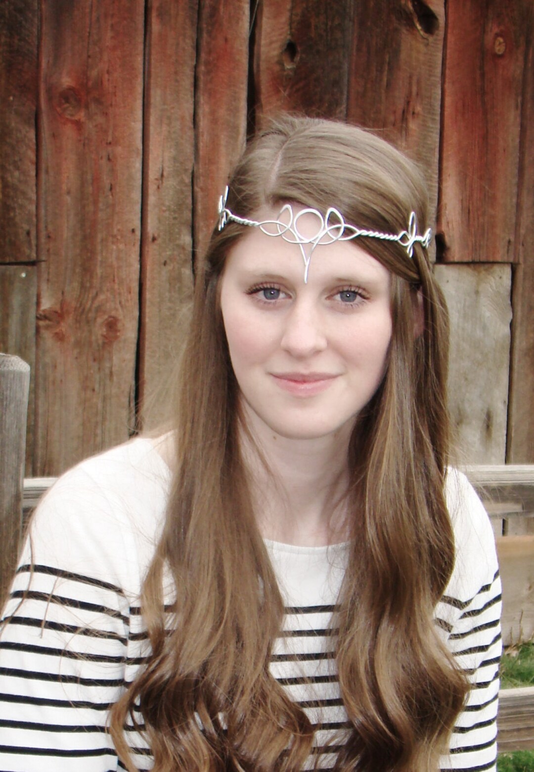 Celtic Trinity Moon Circlet - Choose Your Own COLOR - Elven Crown Tiara ...