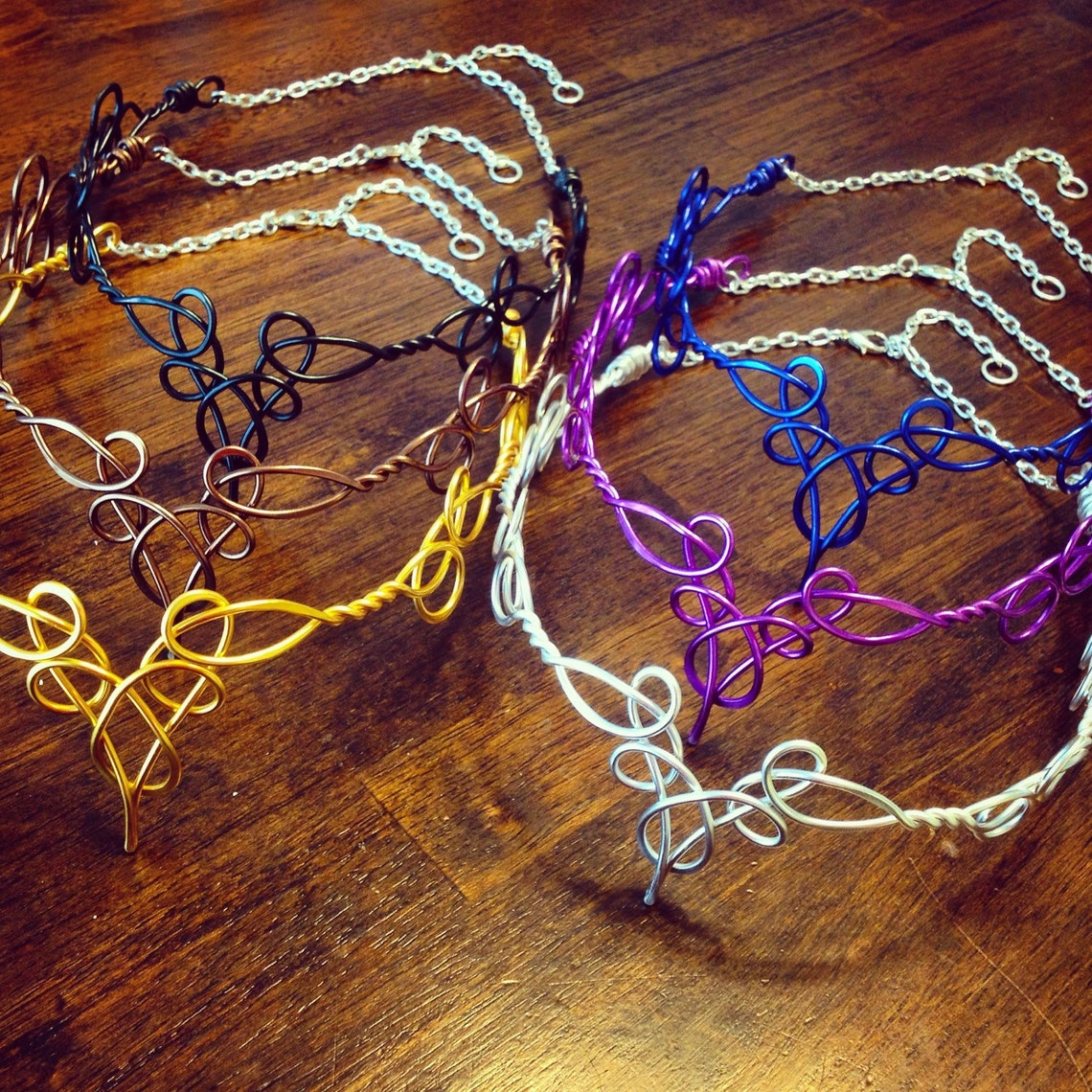 Elven Circlet TEMPLA Celtic Hand Wire Wrapped Crown Tiara - Etsy Canada