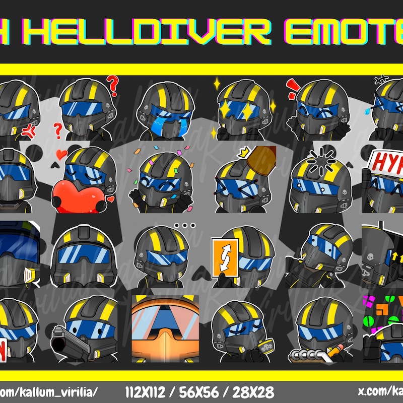 Helldivers 2 emotes for discord - Etsy Schweiz