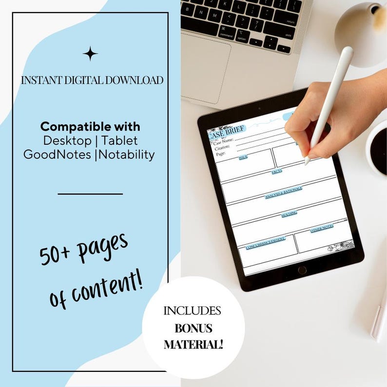Law School Note-taking Templates—ultimate BUNDLE PACKAGE - Etsy