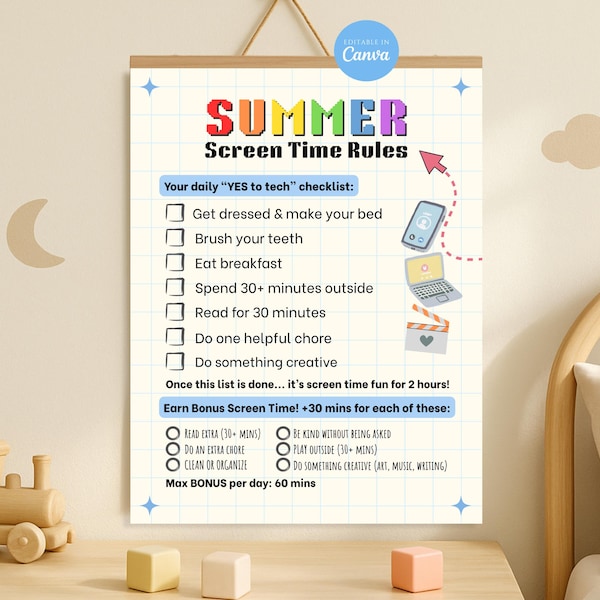 Summer Screentime - Etsy