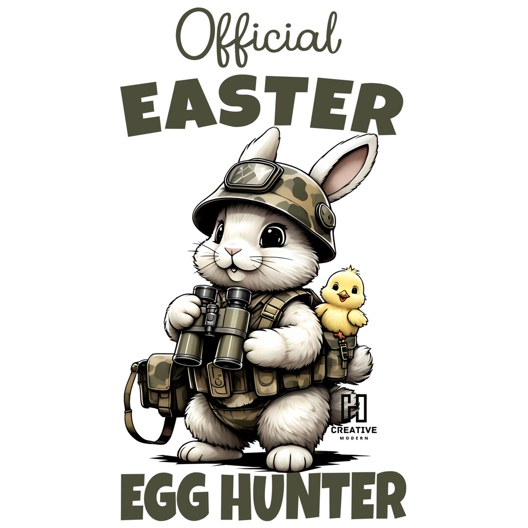 Official Easter Egg Hunter Png, Military Easter Bunny, Egg Hunter ...