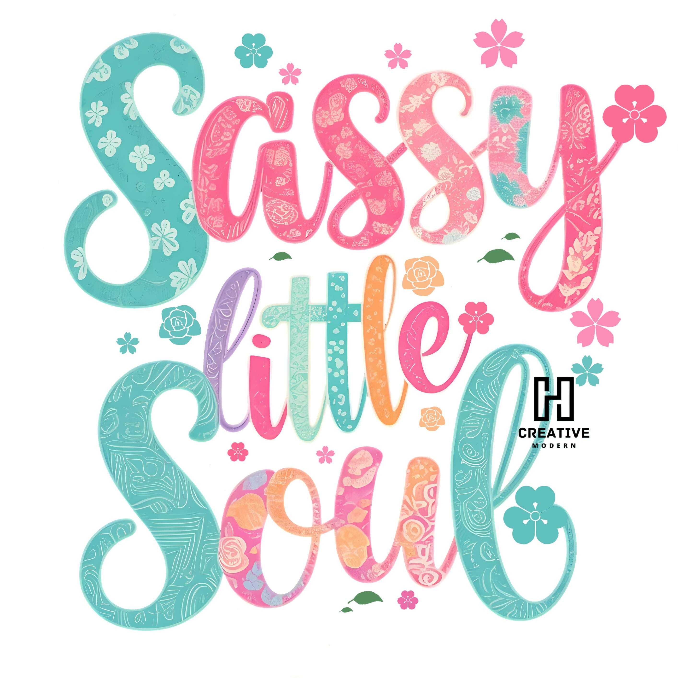 Sassy Little Soul Png, Girl Png, Kid Sublimation Designs, Kids Png ...