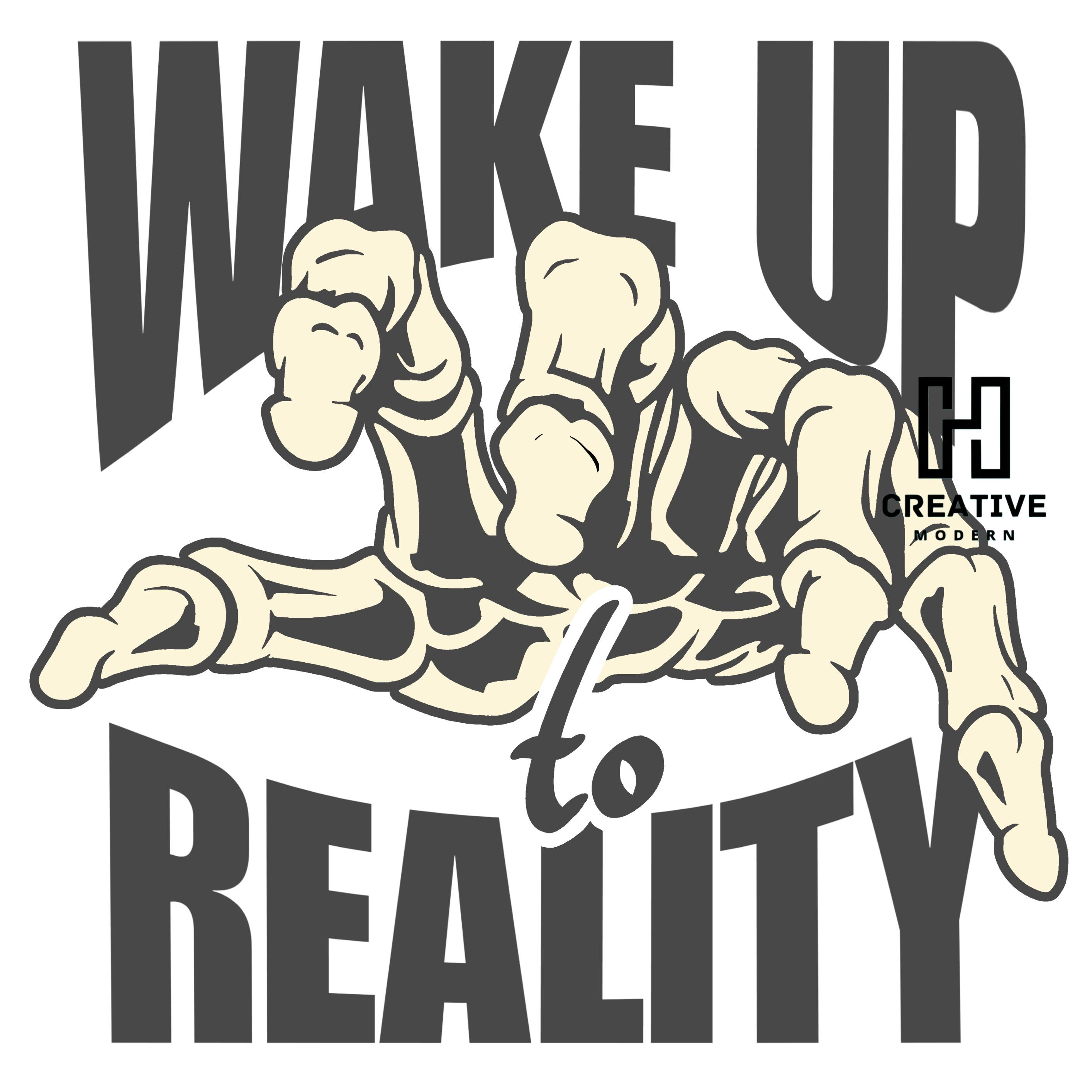 Wake up to Reality Skeleton Hand PNG | Dark Aesthetic Clipart | Edgy ...