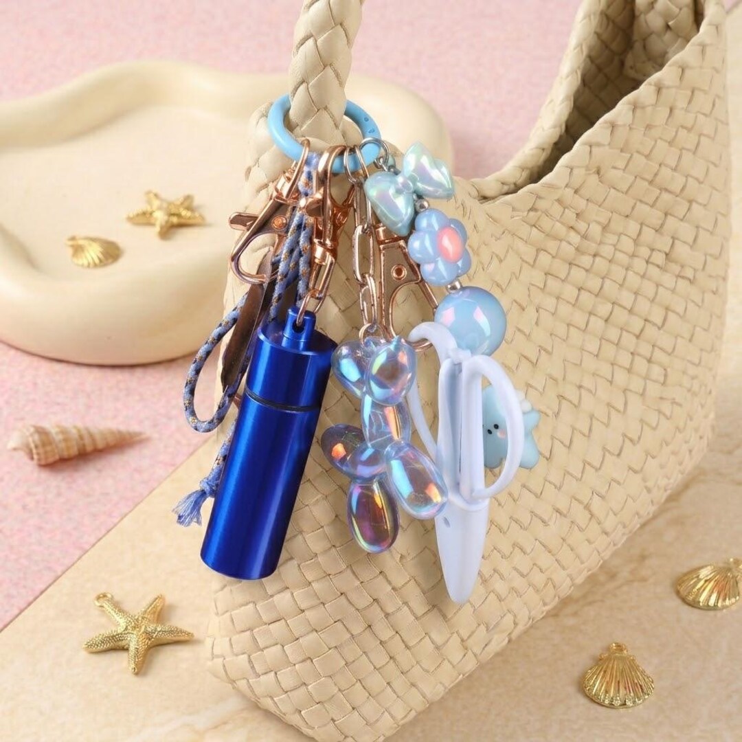 Needlepoint Bag Charm Tool Kit Keychain | Embroidery Project Accessory ...