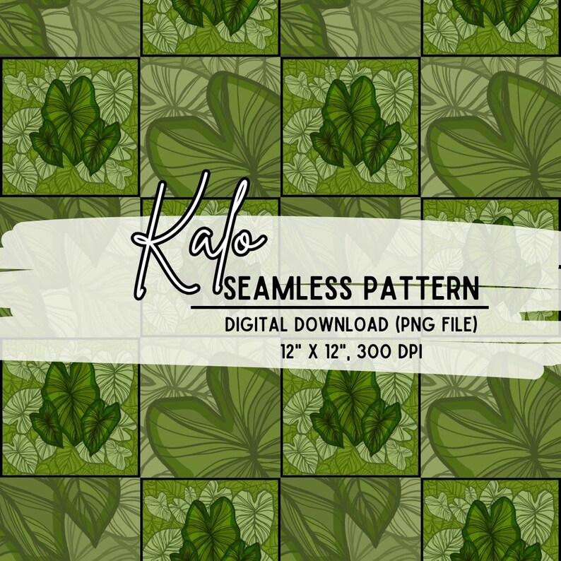 Kalo Seamless Pattern | Digital Download - Etsy