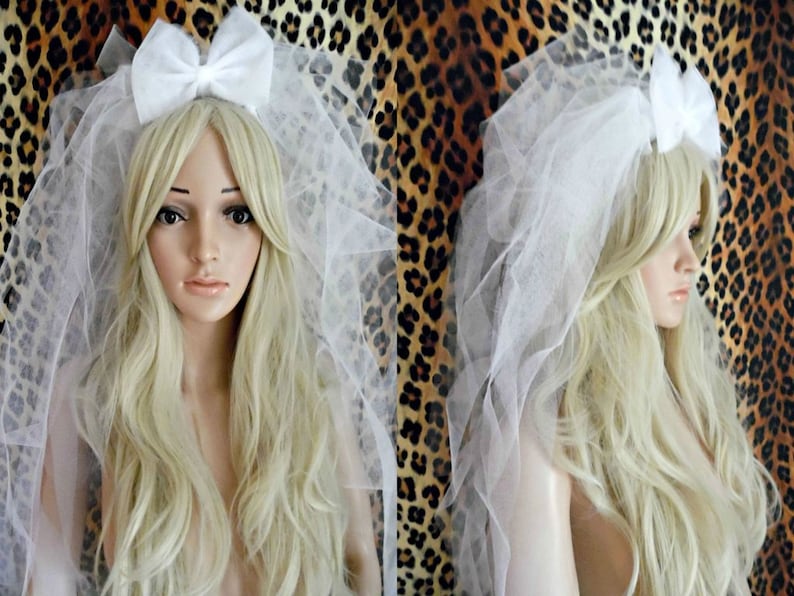 80s Madonna Inspired Neon Veil Bachelorette Party Hen Night | Etsy