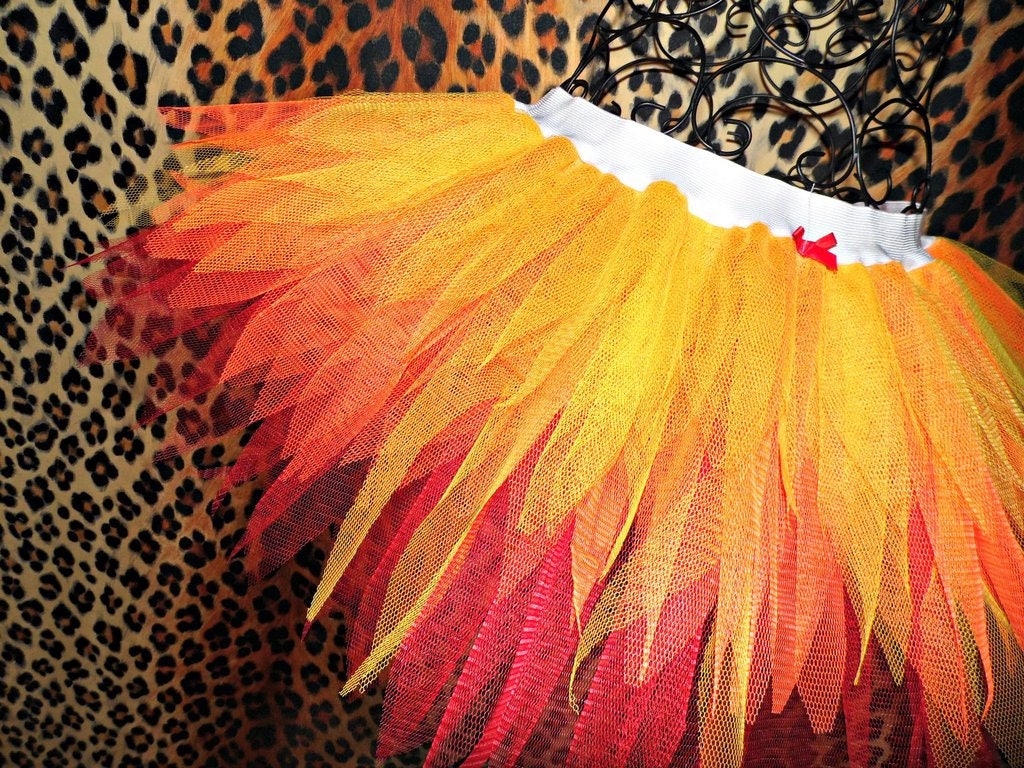 Fire Tutu Halloween Tutu Devil Costume Phoenix Costume Flames | Etsy