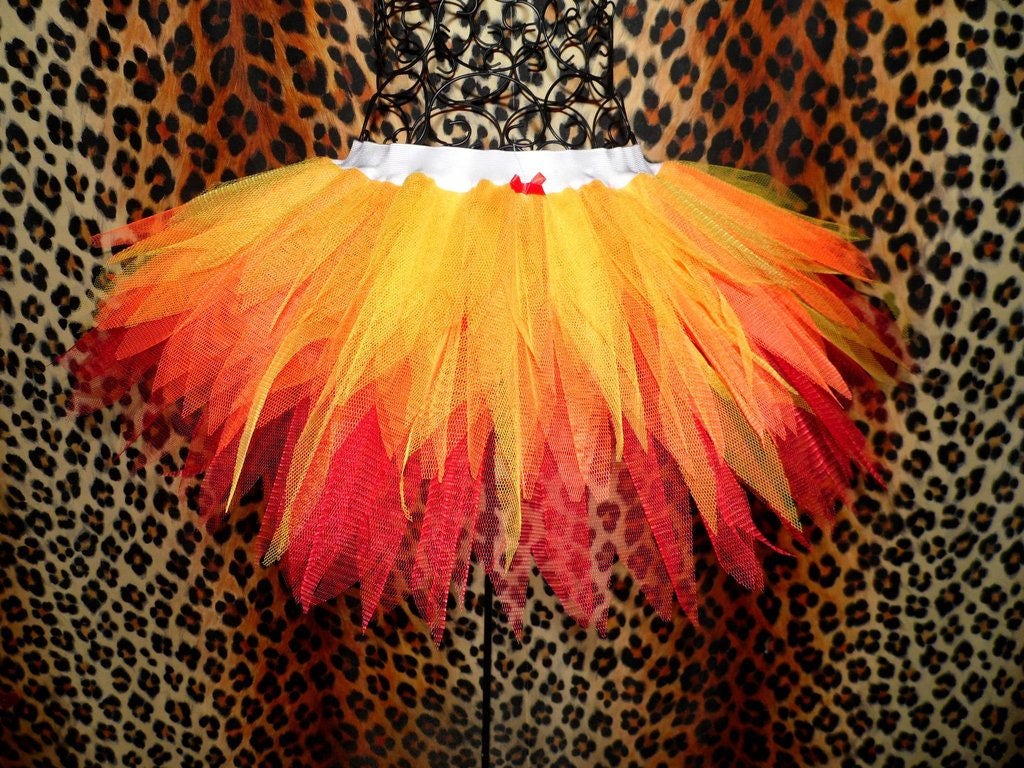 Fire Tutu Halloween Tutu Devil Costume Phoenix Costume Flames - Etsy UK
