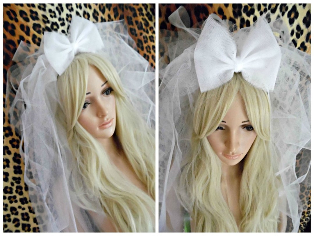 80s Madonna Inspired Neon Veil Bachelorette Party Hen Night Bride to Be ...