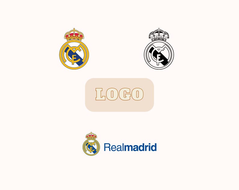 Real Madrid Logo Svg,png,pdf, Vector Image, Logo Cut Files, Cricut and ...