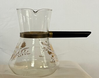 Vintage 4-6 Cup Pyrex Pour Over Coffee Pot Melitta Mid Century Modern ...