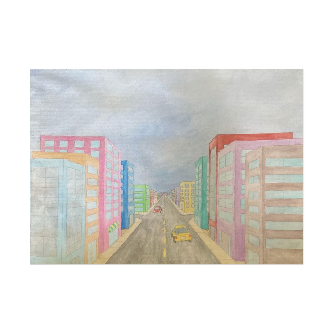 Obscure City Scape rolled Posters - Etsy